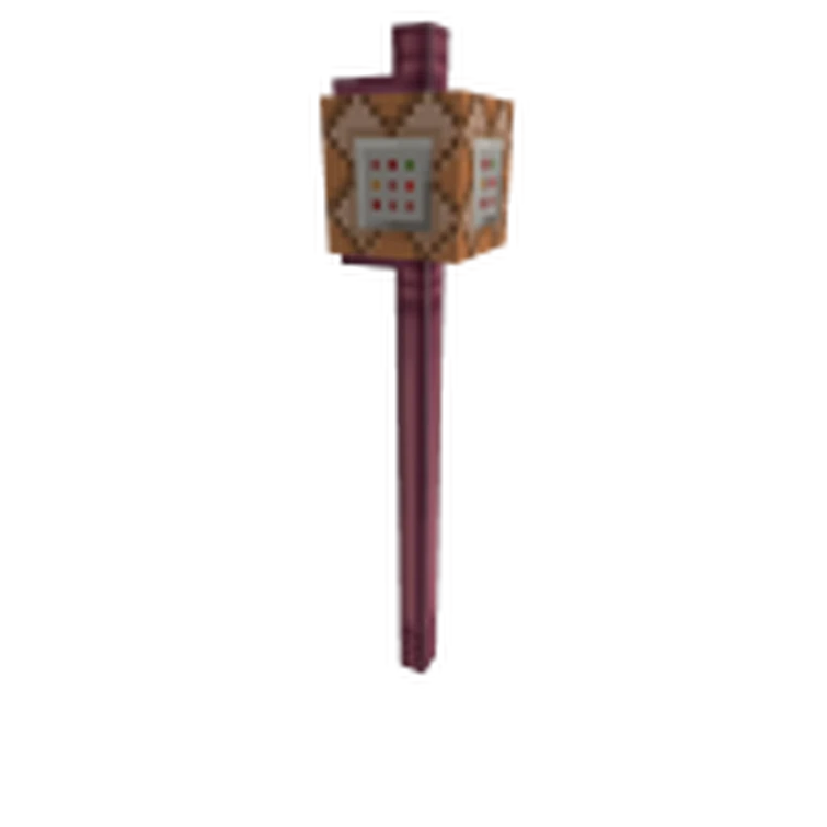 I made all versions of the main staffs in 3D, also the unused blocks ...