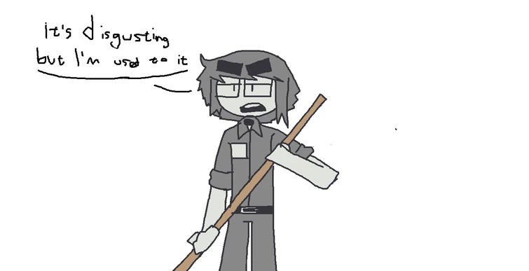 Ask the grumpy janitor, Sebastian (OC) | Fandom