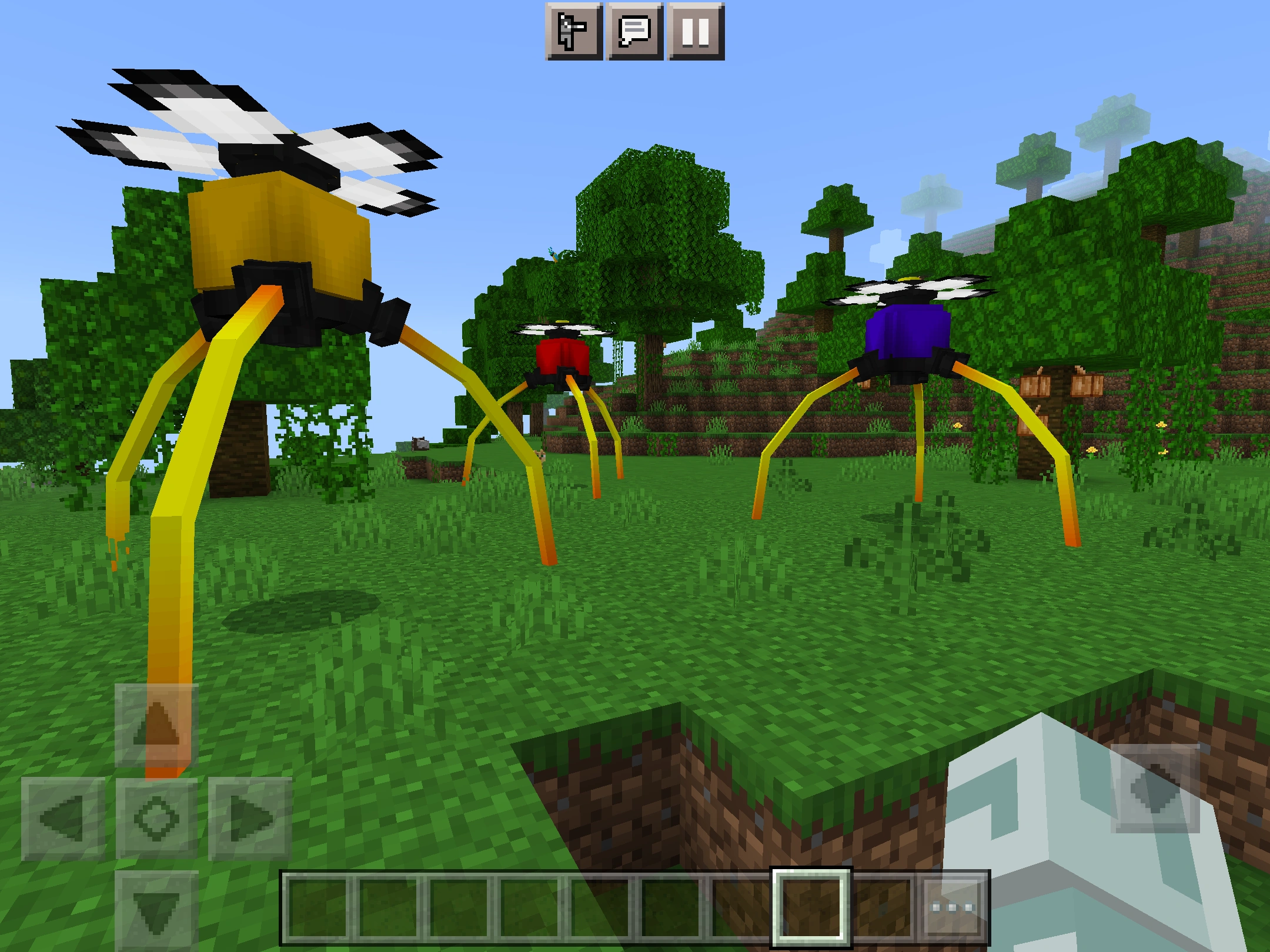 Pikmin in minecraft pe mod (not my mod) | Fandom