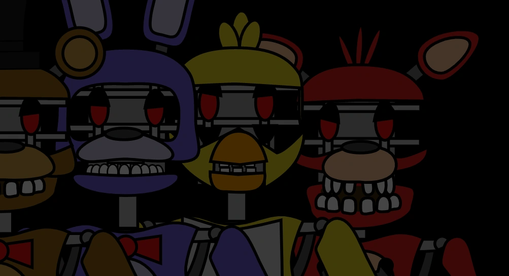 finished modeling the fnaf 1 x Murder Drones cast | Fandom