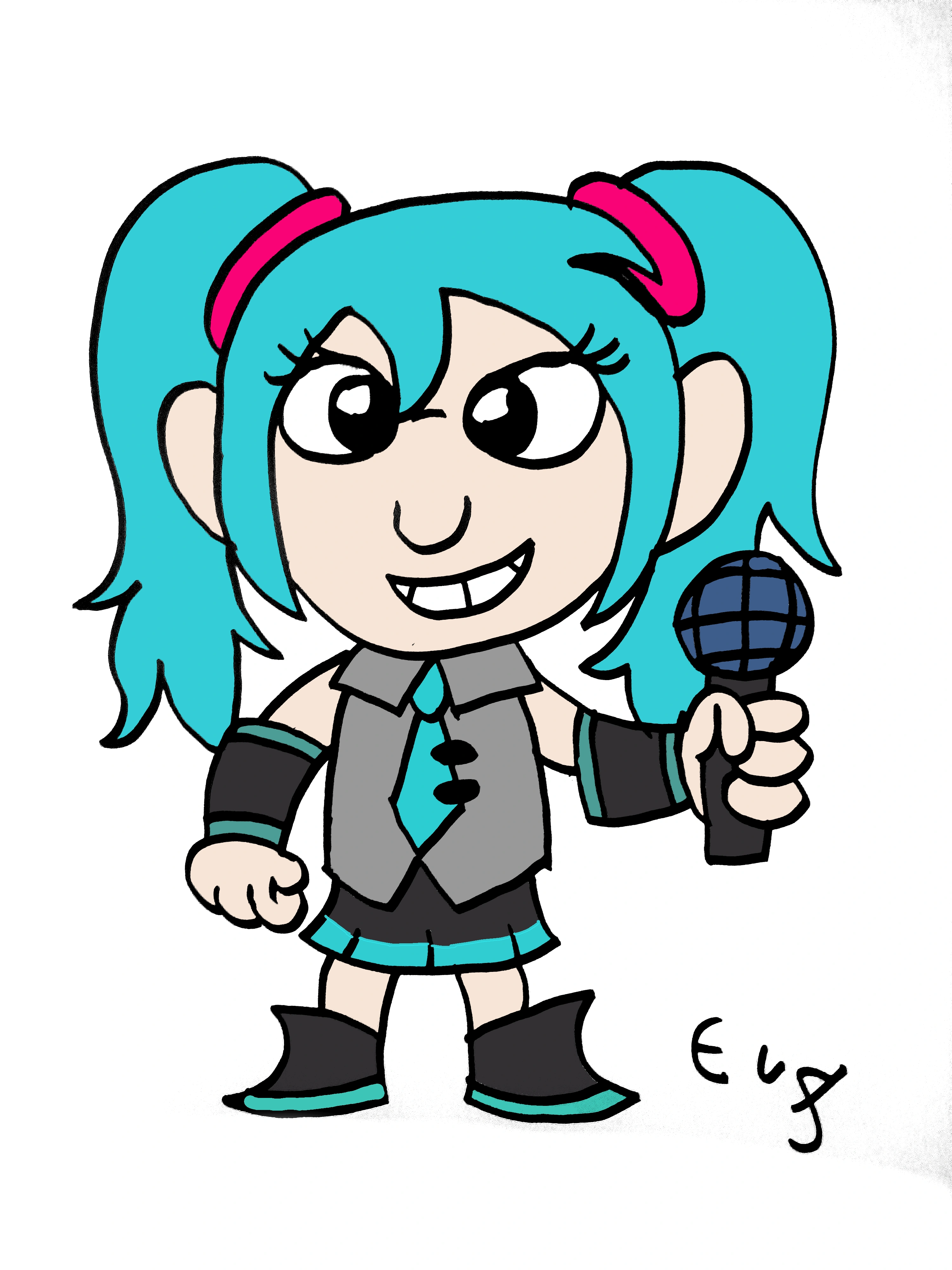 My drawing of Hatsune Miku | Fandom