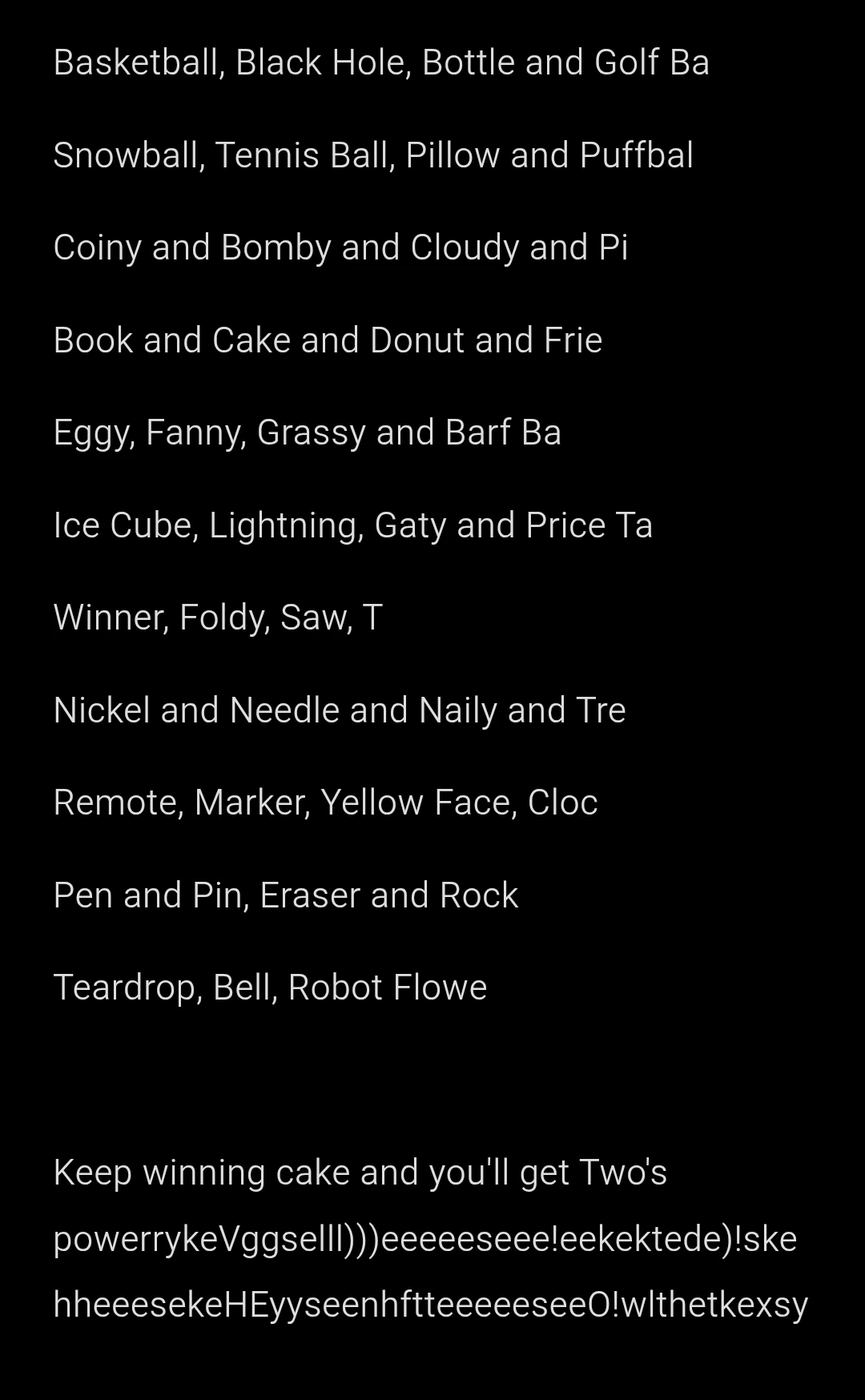 glitch in notes of all things? | Fandom