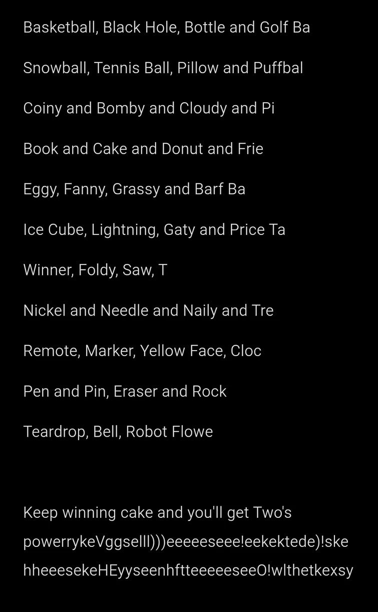 glitch in notes of all things? | Fandom