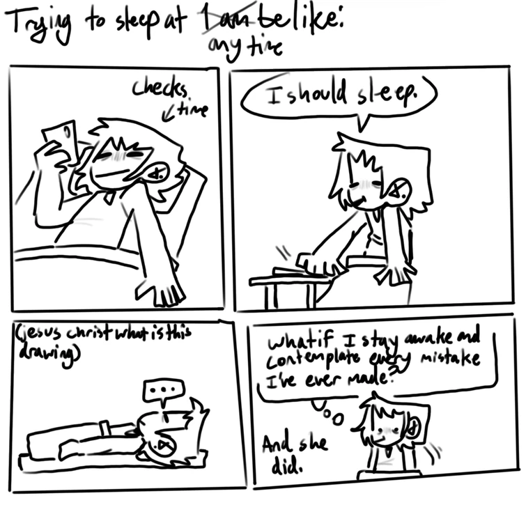 Relatable Comic About Sleeping | Fandom