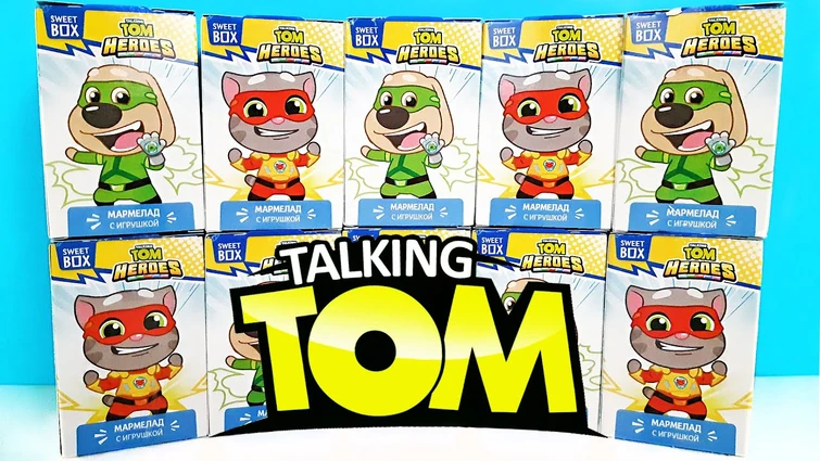 oh look! Talking Tom Heroes it's Look Officially Action figure sweet ...