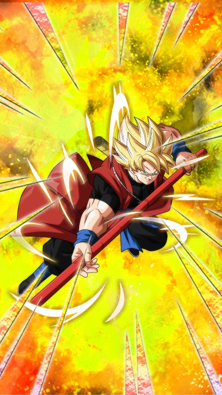 Dokkan Art for my xeno goku TUR idea | Fandom