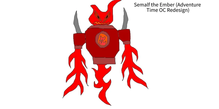 Semalf the Ember (Adventure Time OC Redesign) | Fandom