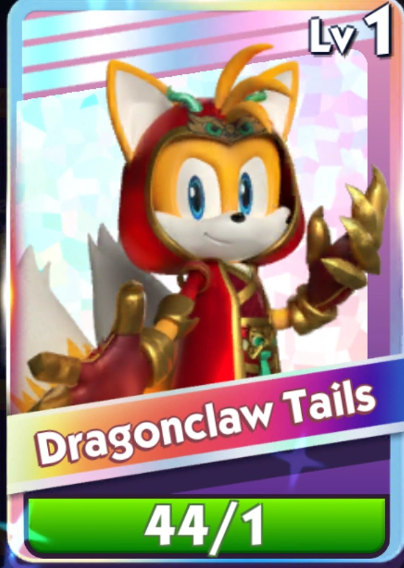 I got dragonclaw tails in sonic dash! | Fandom