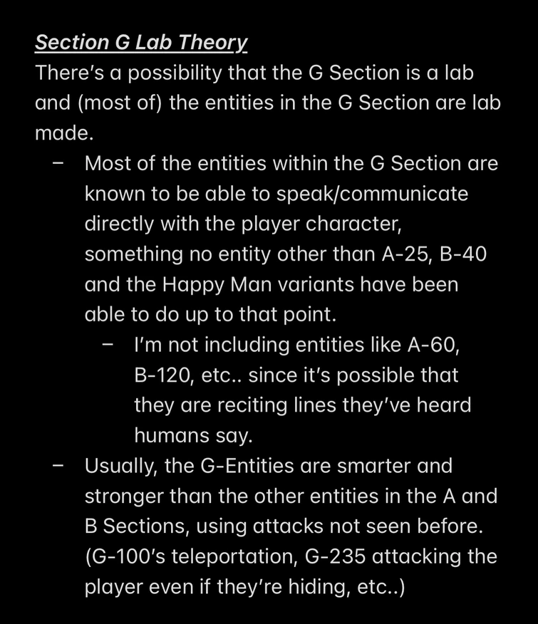 Random G Section Theory | Fandom