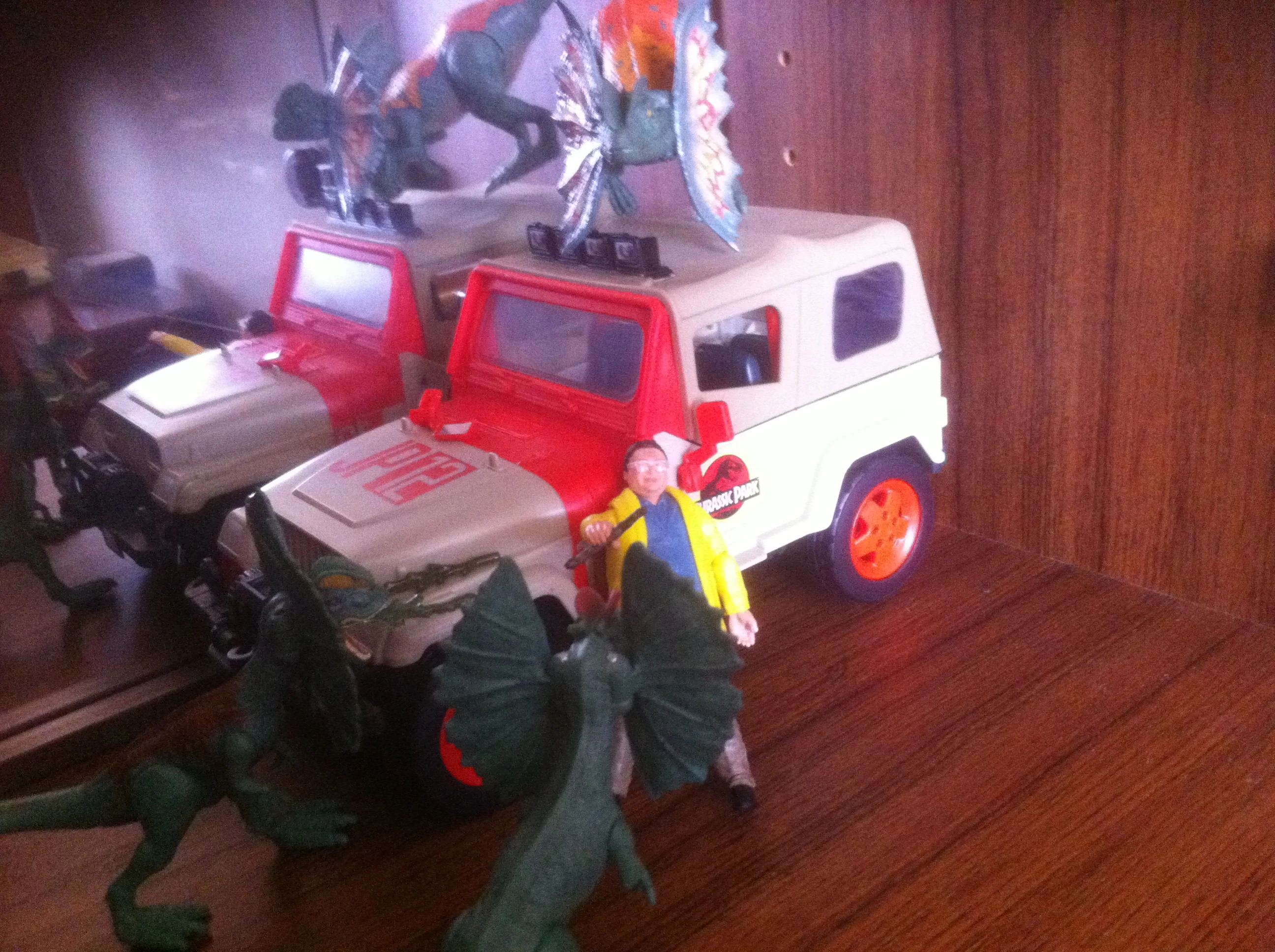 my Jurassic world legacy collection Dilo and nerdy being attack by two ...