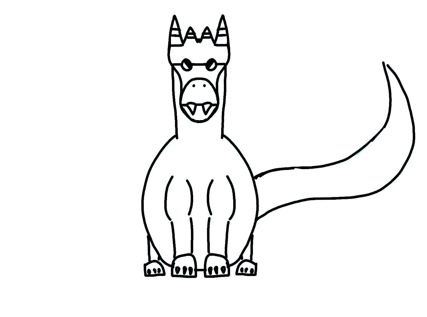 Example of why I don’t draw front facing creatures (spoiler alert: I’m ...