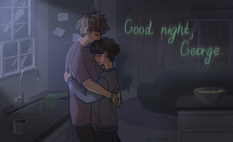 Helium fanart (That I didn't draw) cause I legitimately love this fic ...