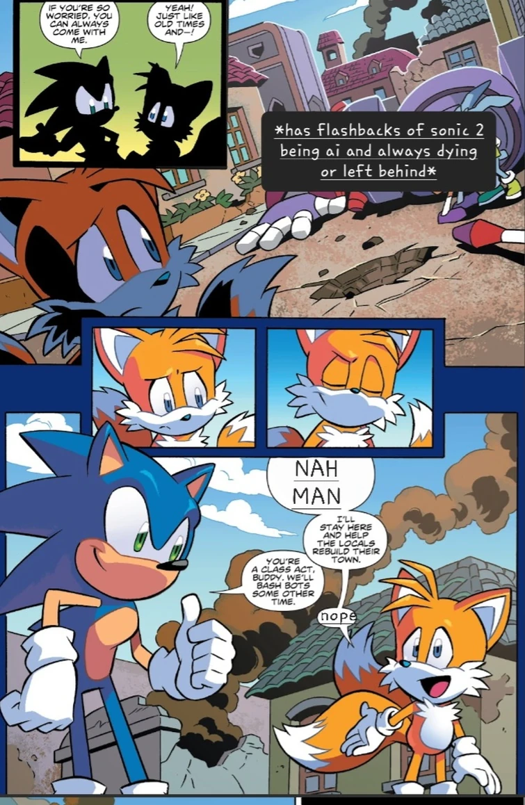 Making a meme out of every line in sonic idw in order day 27 [end of ...