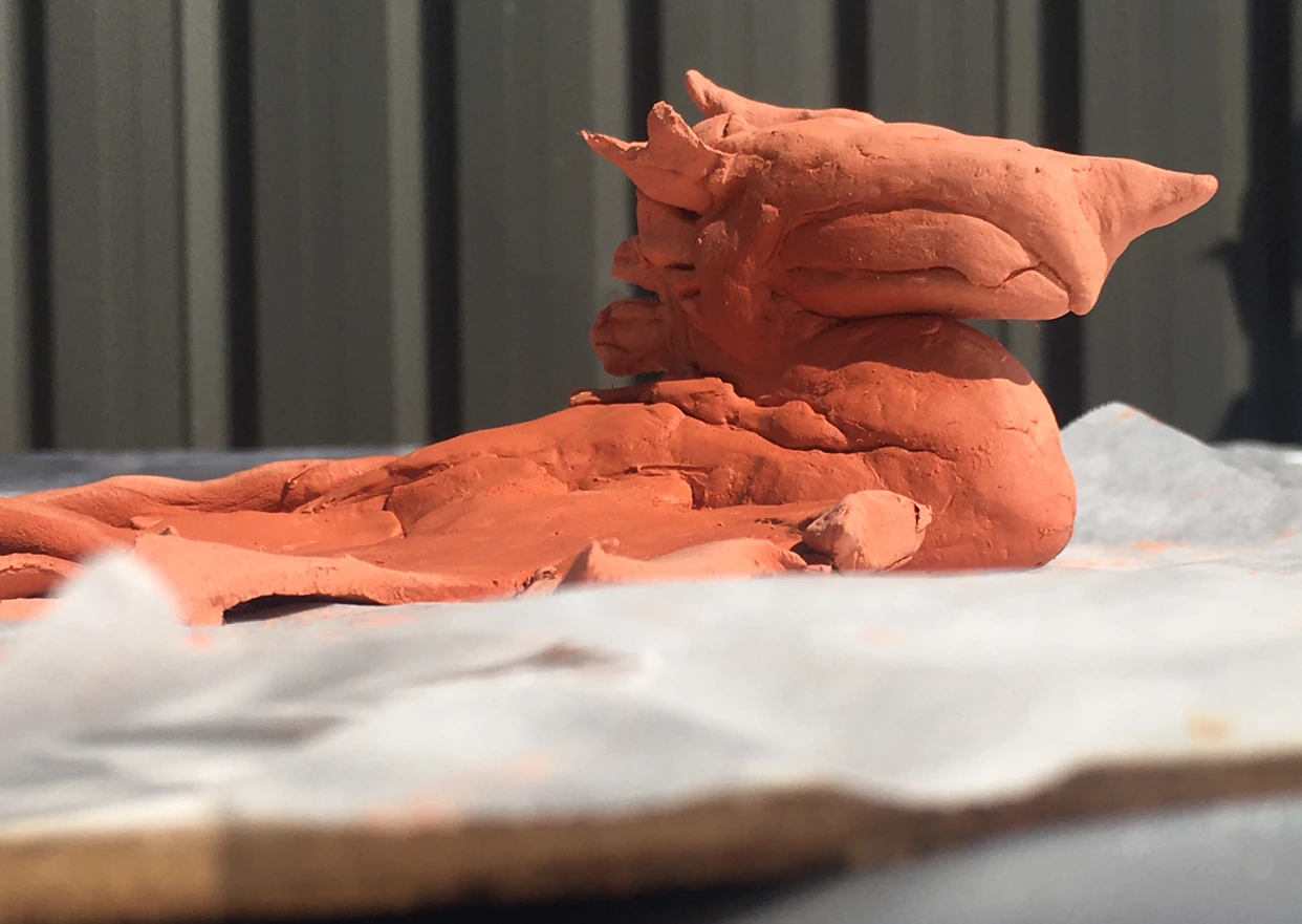 Hello smelly people, here is the finished Stinky reki made from clay ...