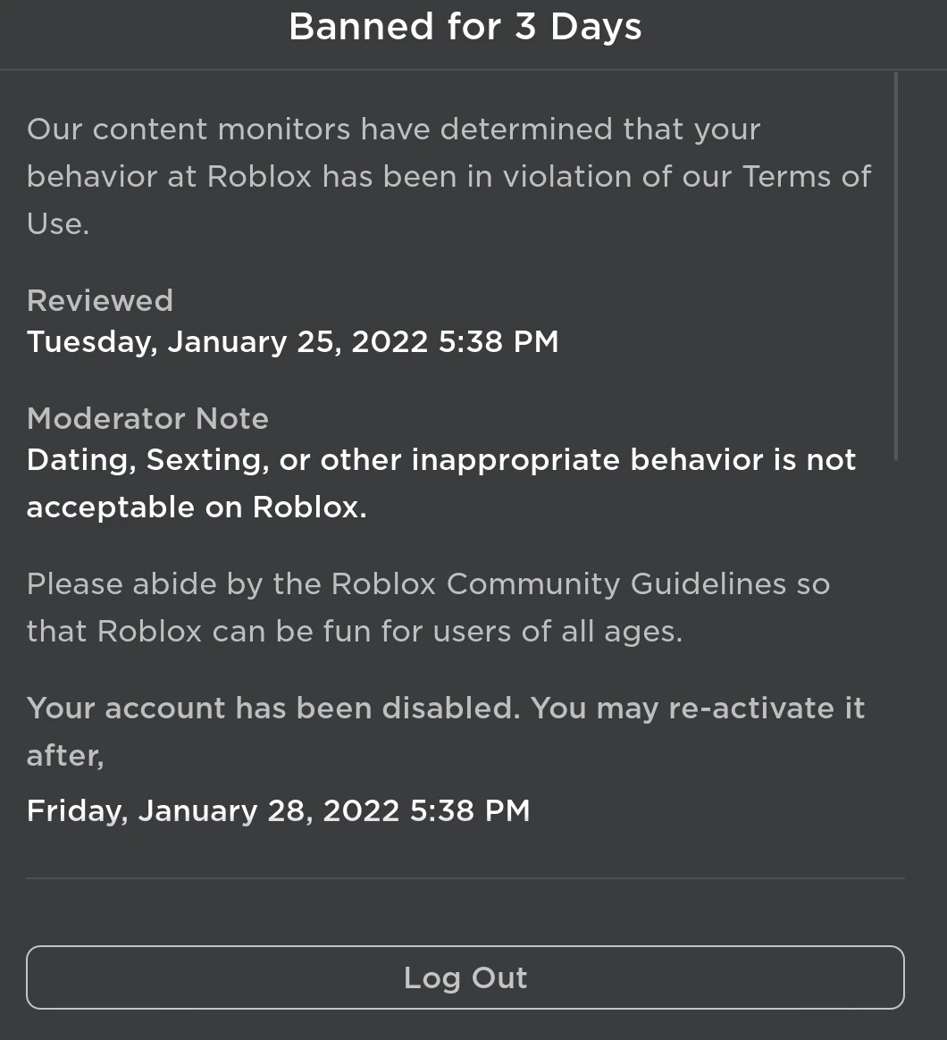 Roblox moderation | Fandom