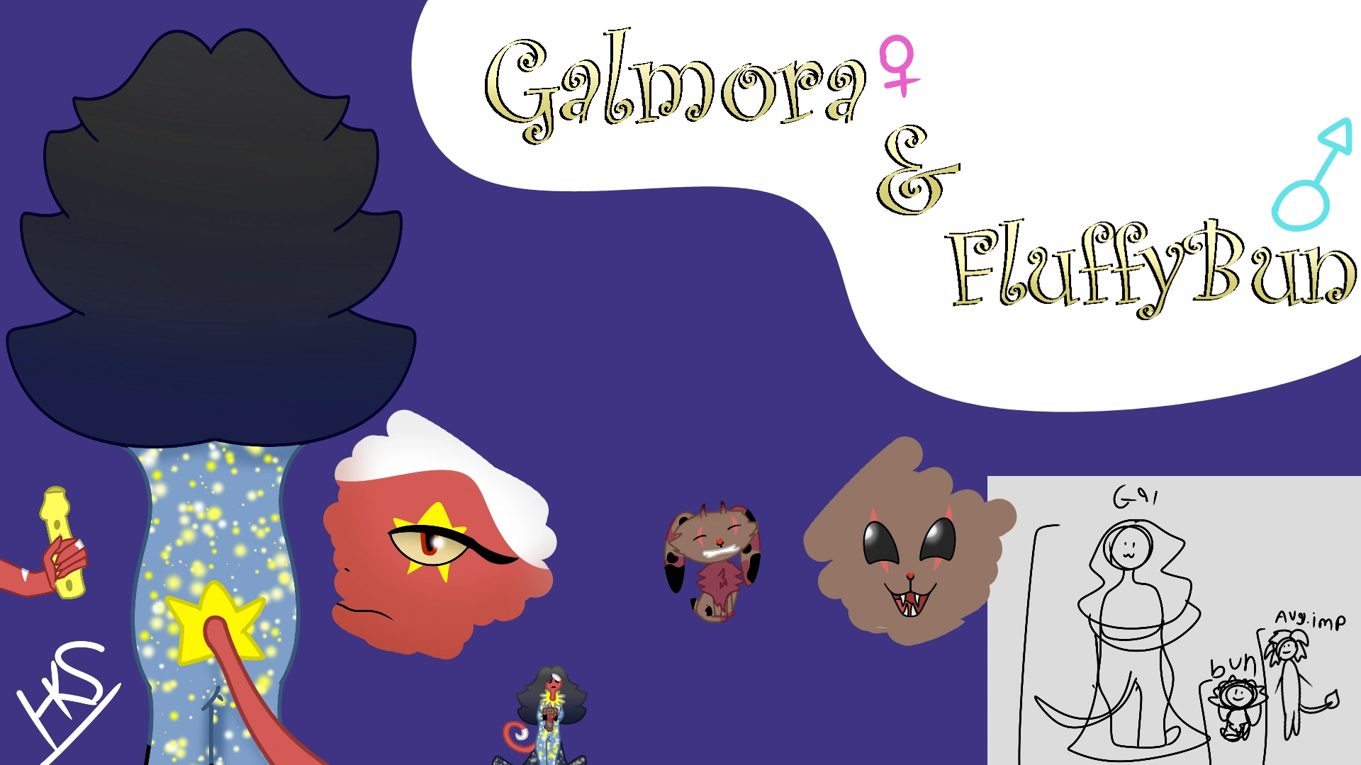 Gal and fluffybun | Fandom