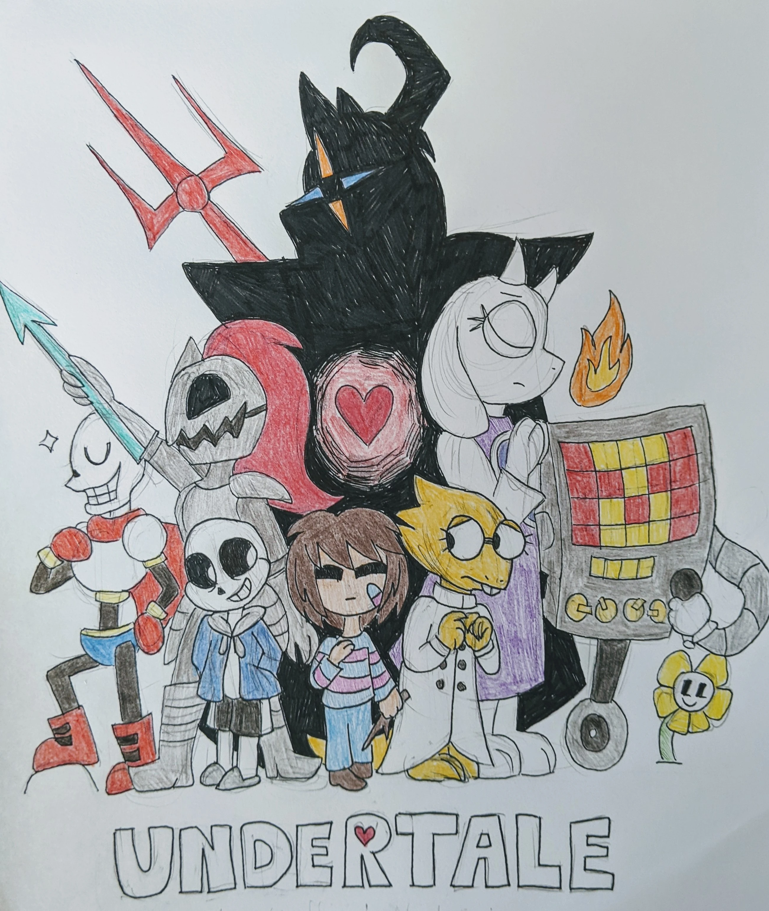 Undertale fan poster! | Fandom