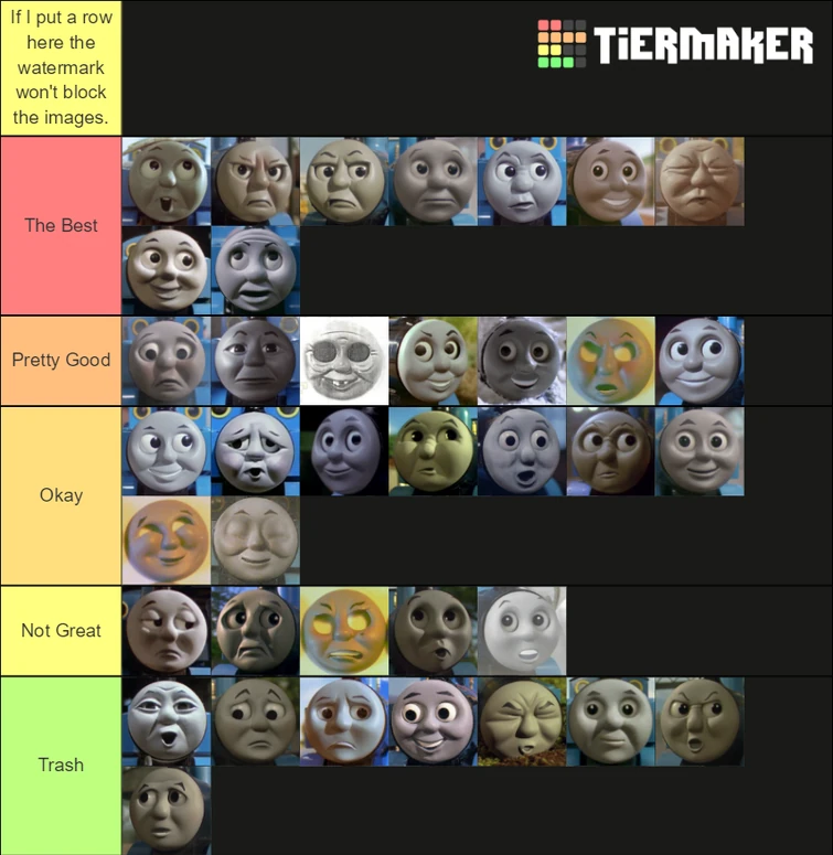 Thomas Face Tier List | Fandom