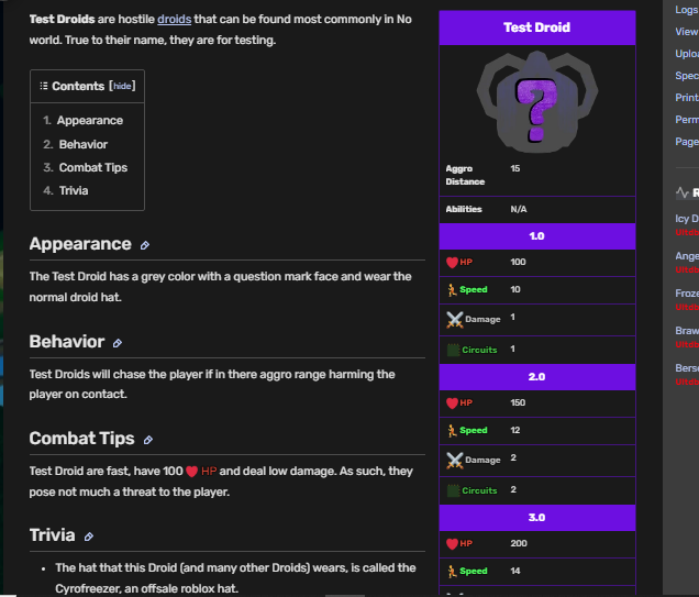 How does this look for a droid page? | Fandom