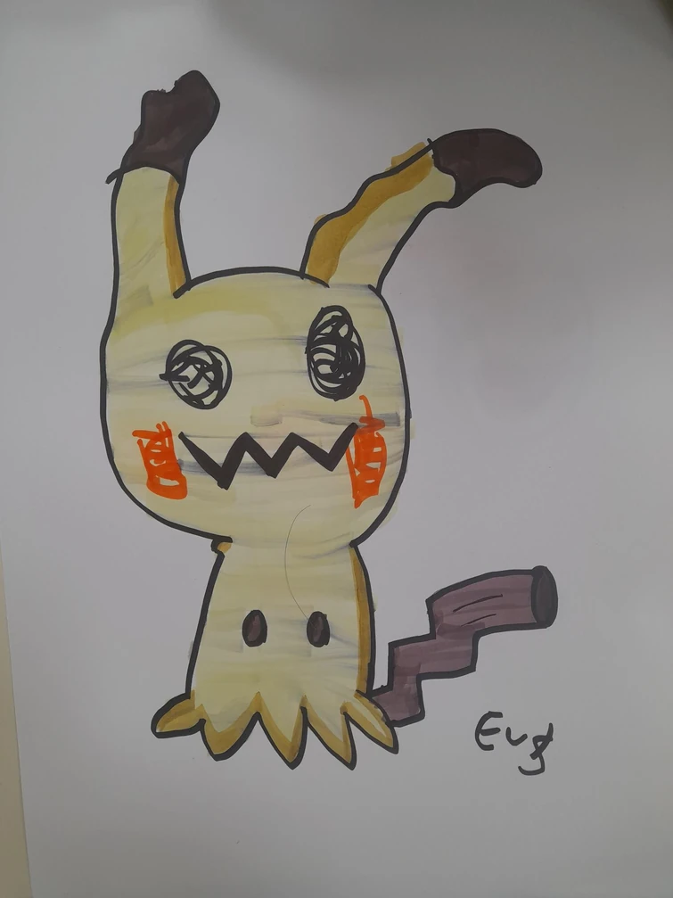 My drawing of Mimikyu | Fandom