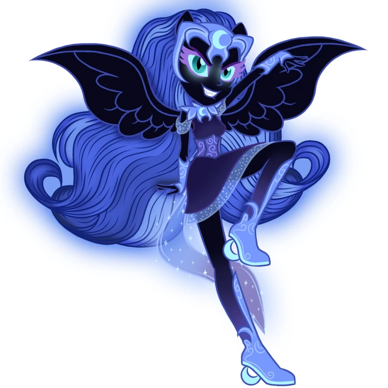 I got bored so i drew Nightmare Moon and Daybreaker (from MLP) as ...