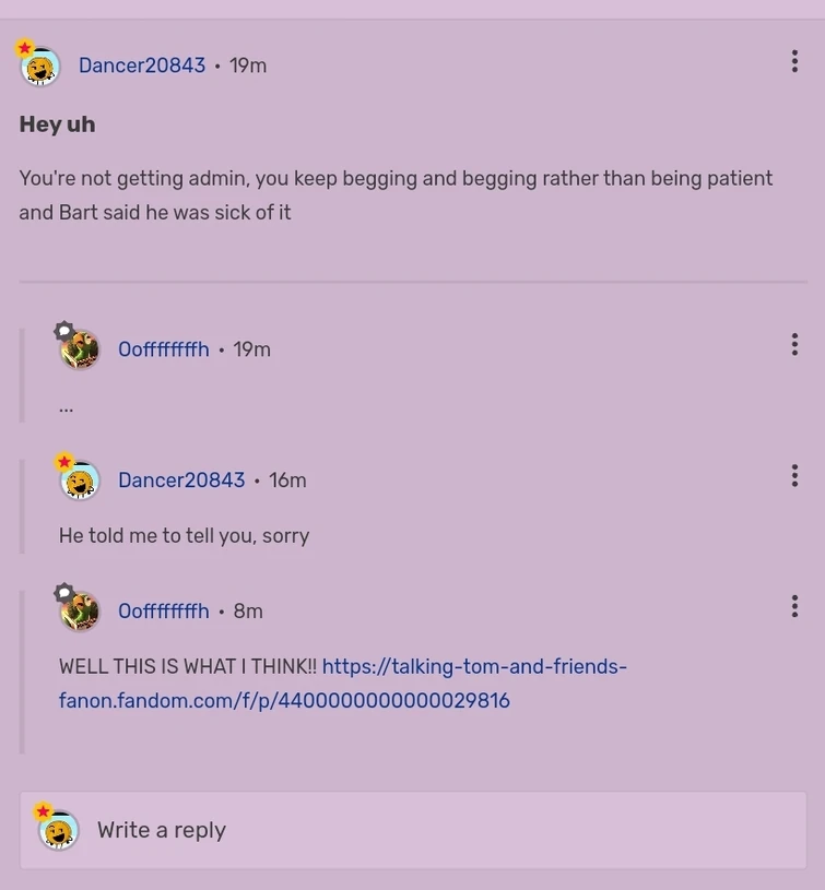 Oofffffffffh, calm down. | Fandom