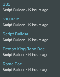 Not Script Builder doing all the work | Fandom