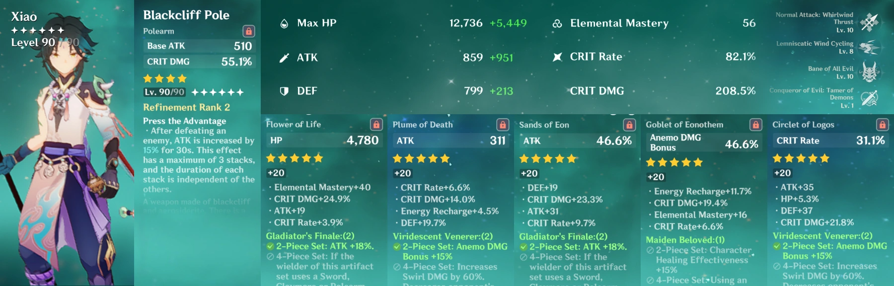 I officially deem my Xiao build complete. Rate it | Fandom