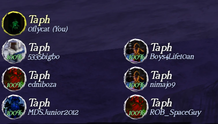 average reaction to a taph only lobby | Fandom