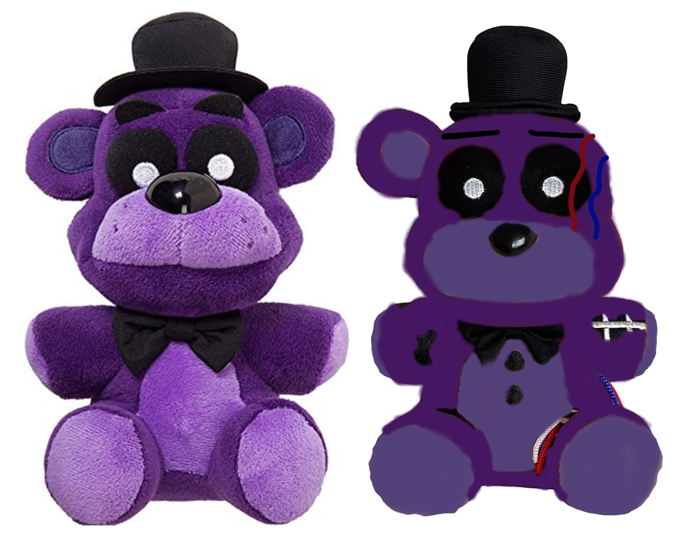 i was bored, so i fixed the Shadow Freddy plush in the XSmart style ...