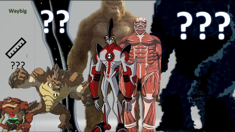 Ben 10 characters' sizes compared | Fandom