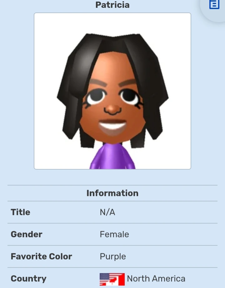 If the Miis were Pokémon Trainers: Patricia | Fandom