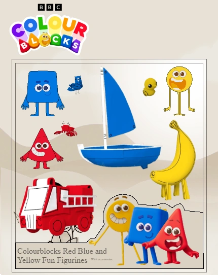 Depiction of Colourblock figurines. | Fandom