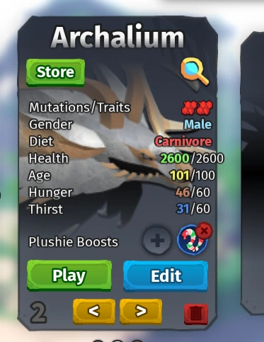 Selling double red trait archalium | Fandom