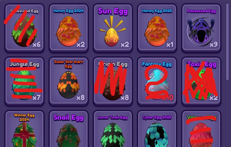 Selling/Trading/Swapping Accessories, some eggs | Fandom