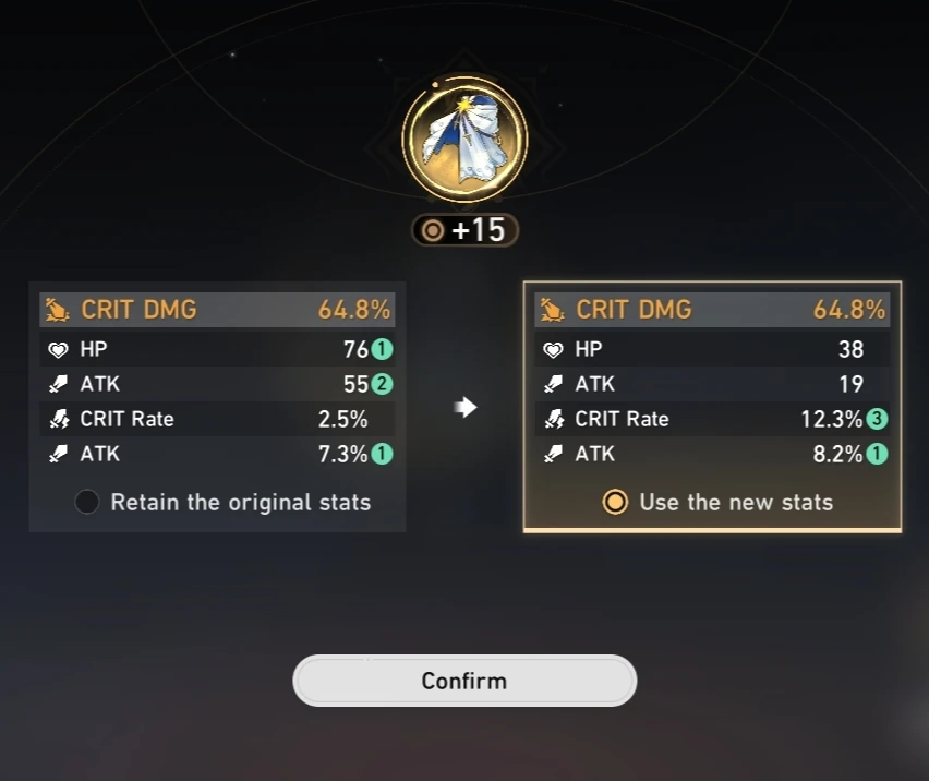 Pre farming for Phainon and used up 3 self modelling resins to craft a ...