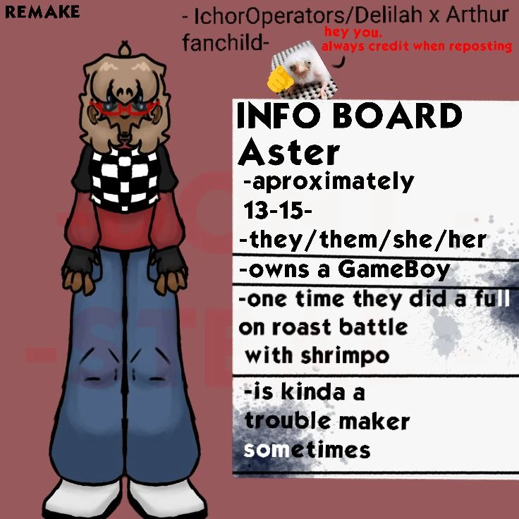 very awesome fanchild i made(THE SHIP:arthurXdelilah/THIS GOES INTO ...