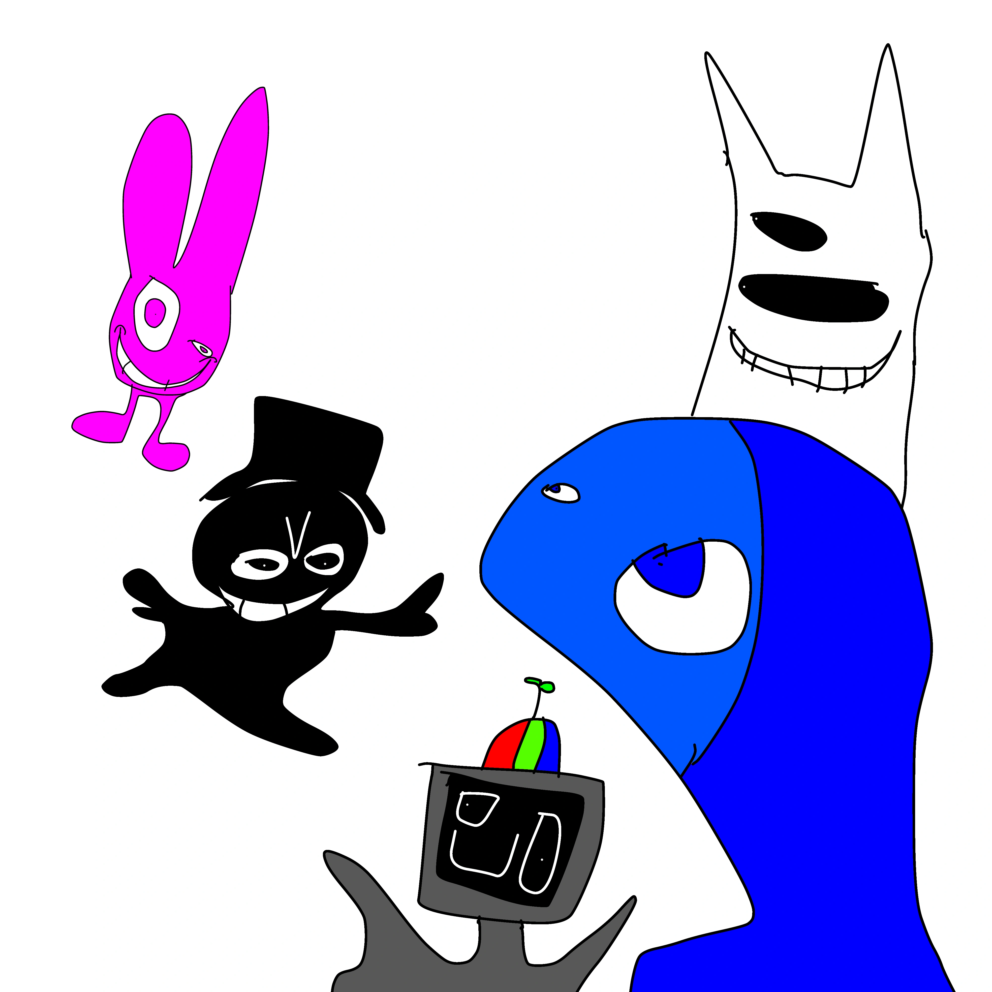 hi this be a Sprunki Cool cartoon characters but Vocals Enjoy Sprunki ...