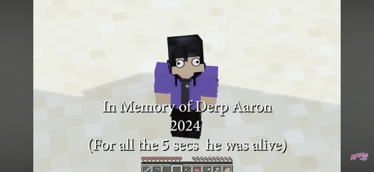 RIP little Derp Aaron | Fandom