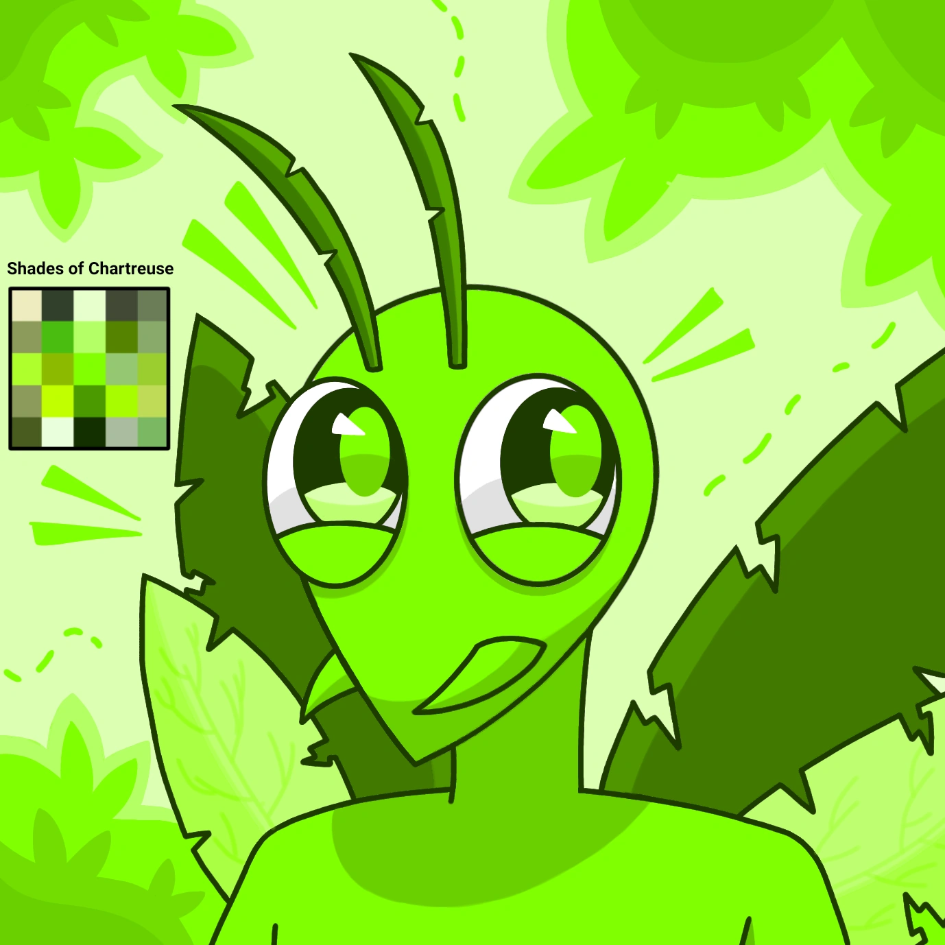 Bug boi Chartreuse~! (OC) 💛 💚 | Fandom