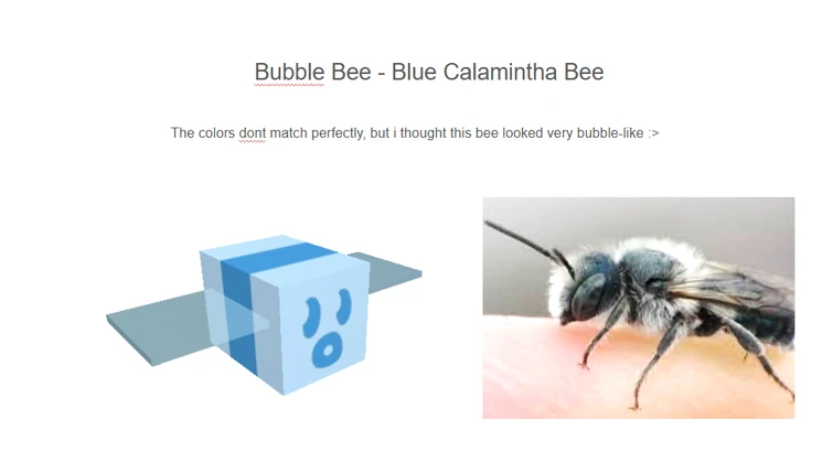BSS Bees and their irl counterparts! Epics :) | Fandom