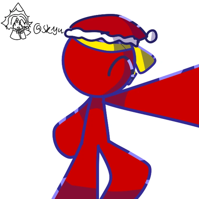 Christmas red - the silly photo I drew | Fandom