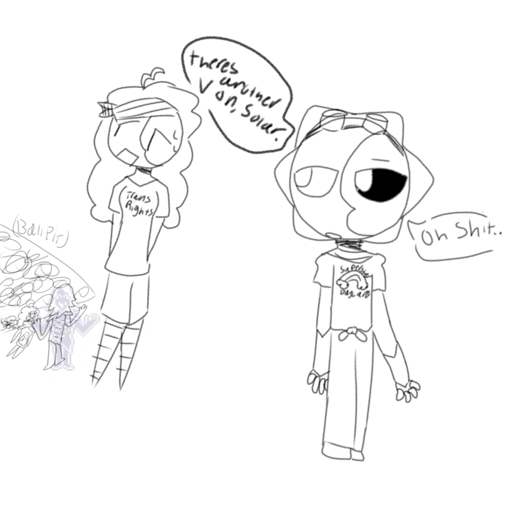 Crossover AU art ig (Cussing) | Fandom