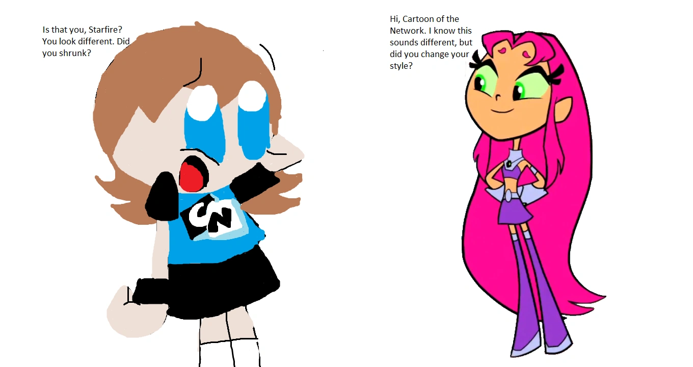 2008 (Nood era) Cartoon Network (my version) meets Starfire (Teen ...