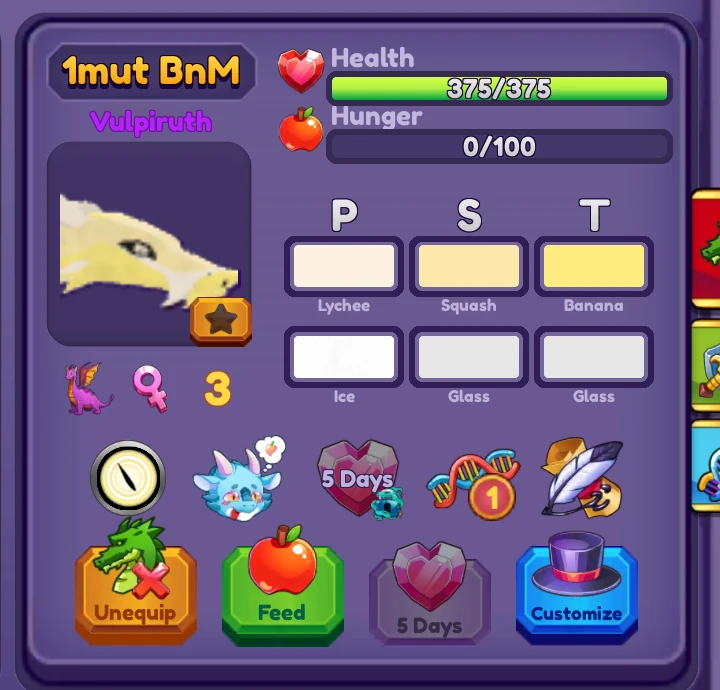 Selling 1Mut Bnm Vulp | Fandom