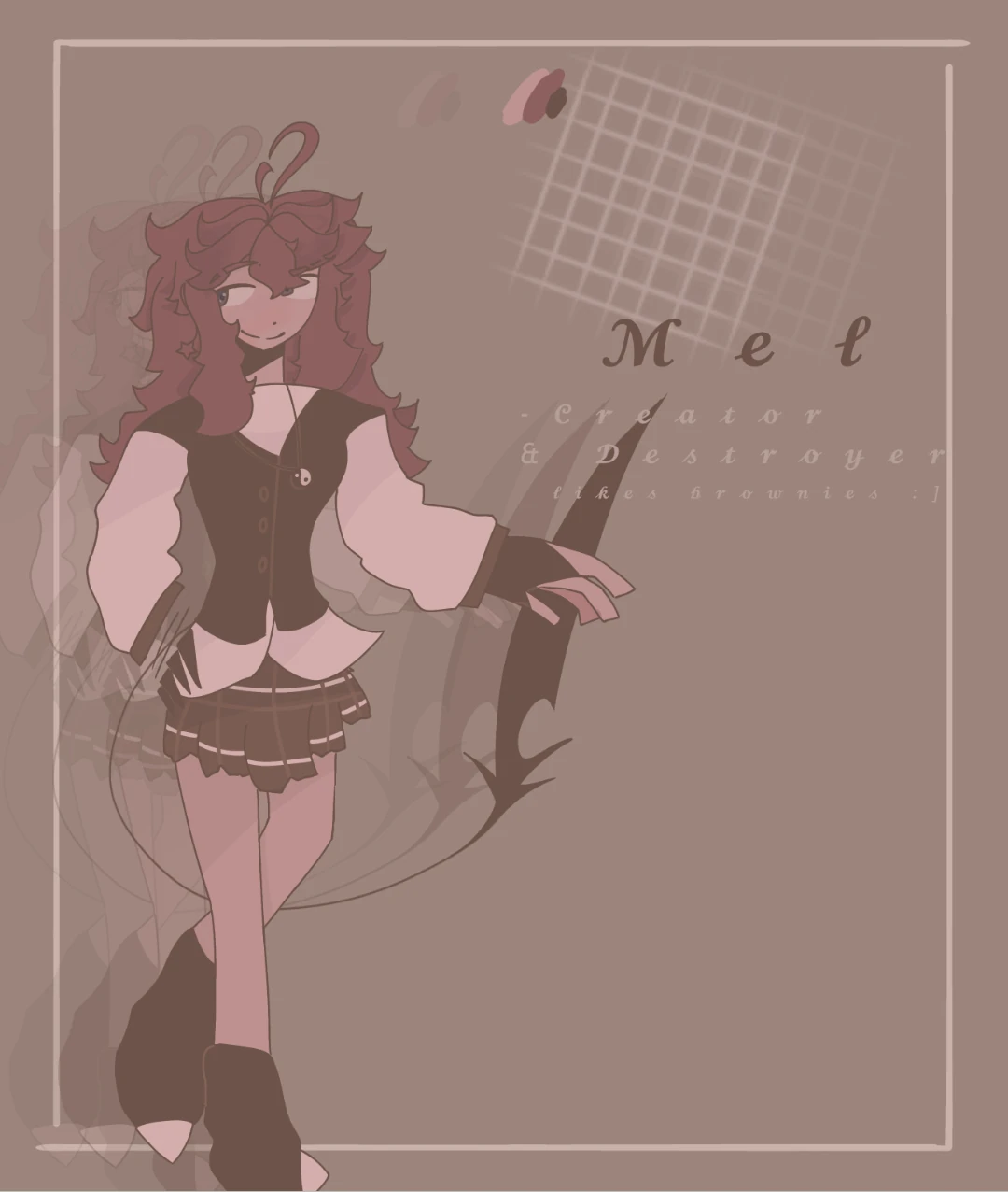 HERE YALL GO: [M.E.L.] (also known as most simply Mel) >:] | Fandom