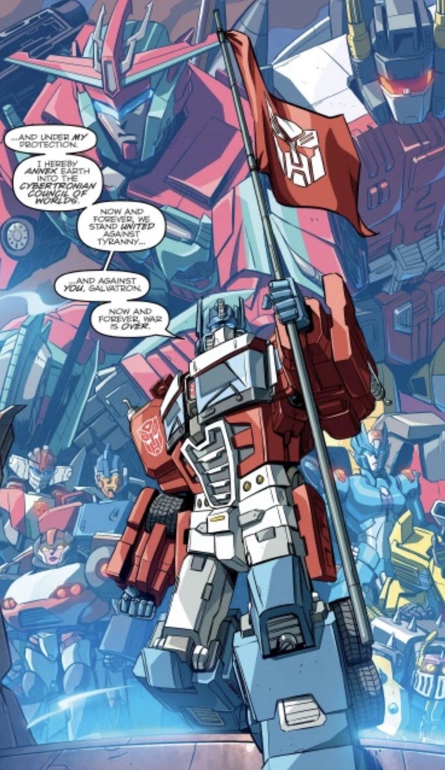 No one gives inspirational speech more than Optimus Prime. | Fandom