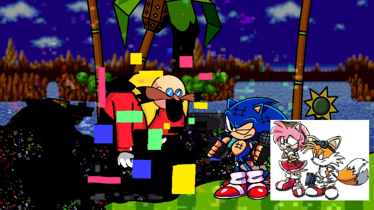 fnf all stars act 1 cover pibby eggman vs sonic and Amy and Tails | Fandom