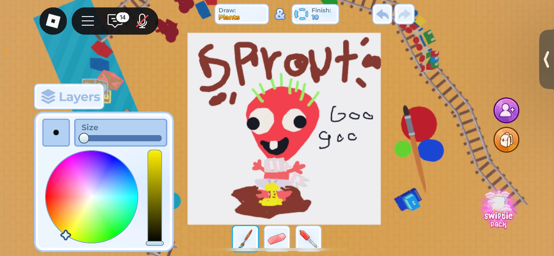 Me and my friend drew baby sprout together… | Fandom