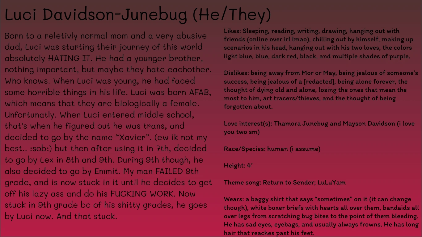 my persona's oc slide | Fandom